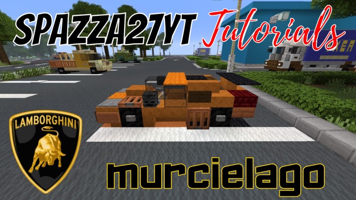 Lamborghini Murciélago Minecraft Project