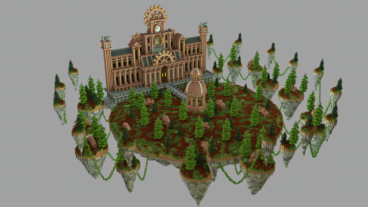 Minecraft Lobby brick islands Minecraft Map