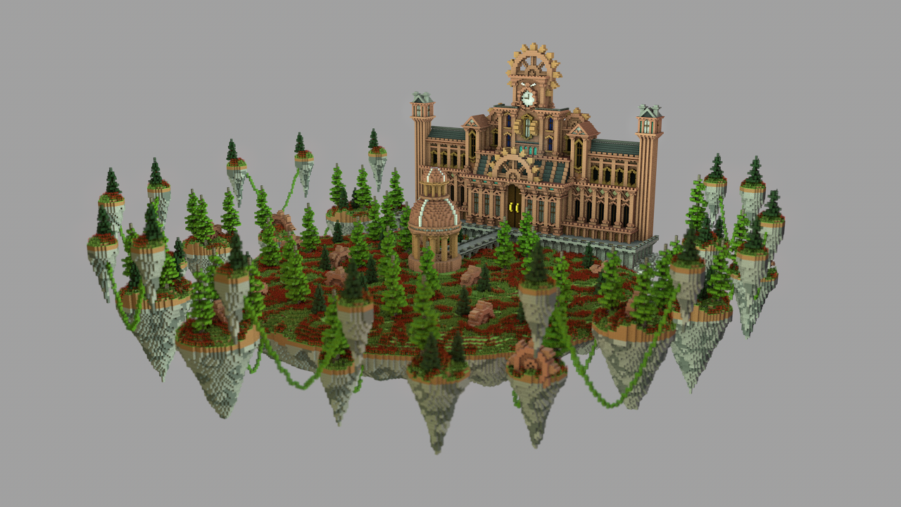 Minecraft Lobby brick islands Minecraft Map