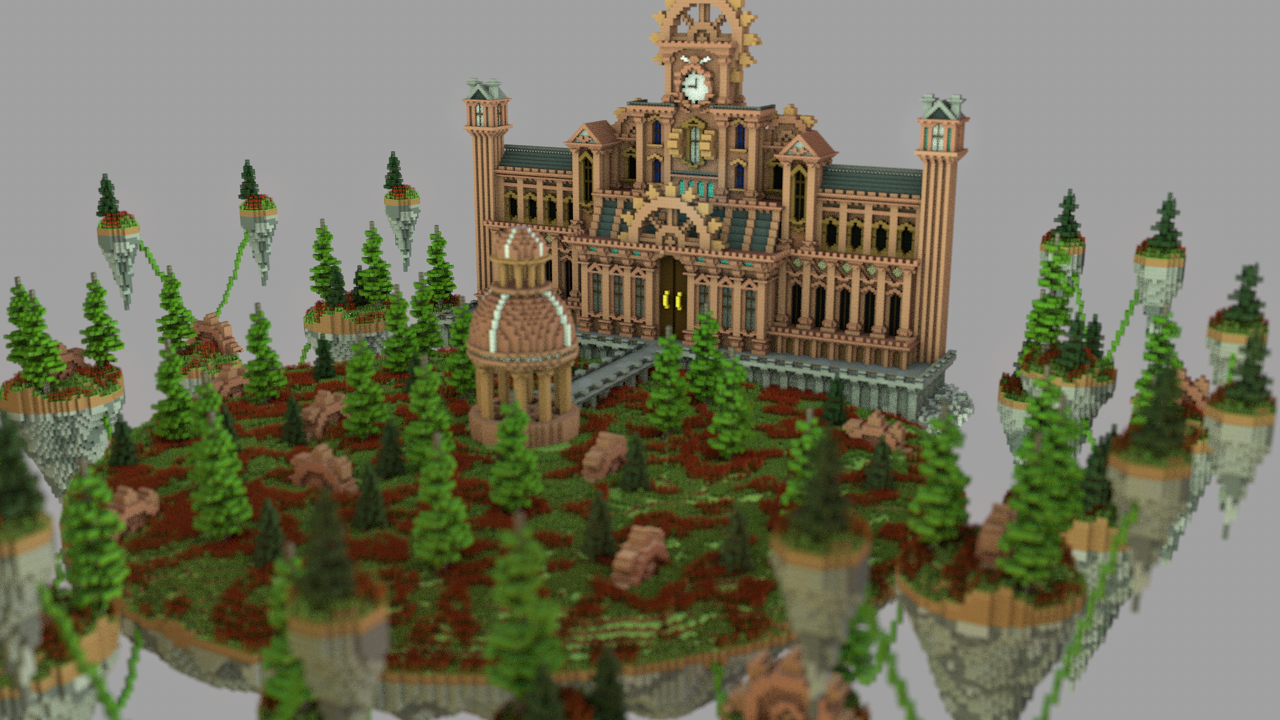 Minecraft Lobby brick islands Minecraft Map