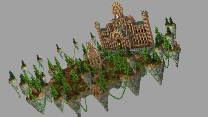 Minecraft Lobby brick islands Minecraft Map