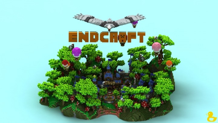 ENDCRAFT Village Lobby Minecraft Map