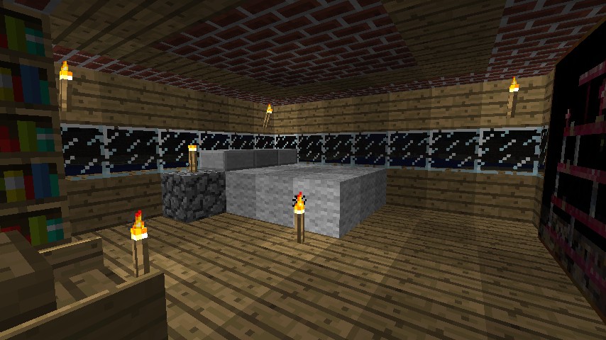 Man-made Island House Minecraft Map