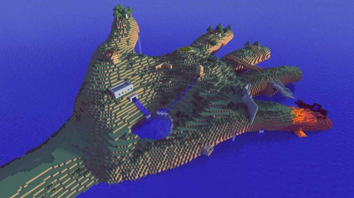 BIG MC HAND WORLD Minecraft Map