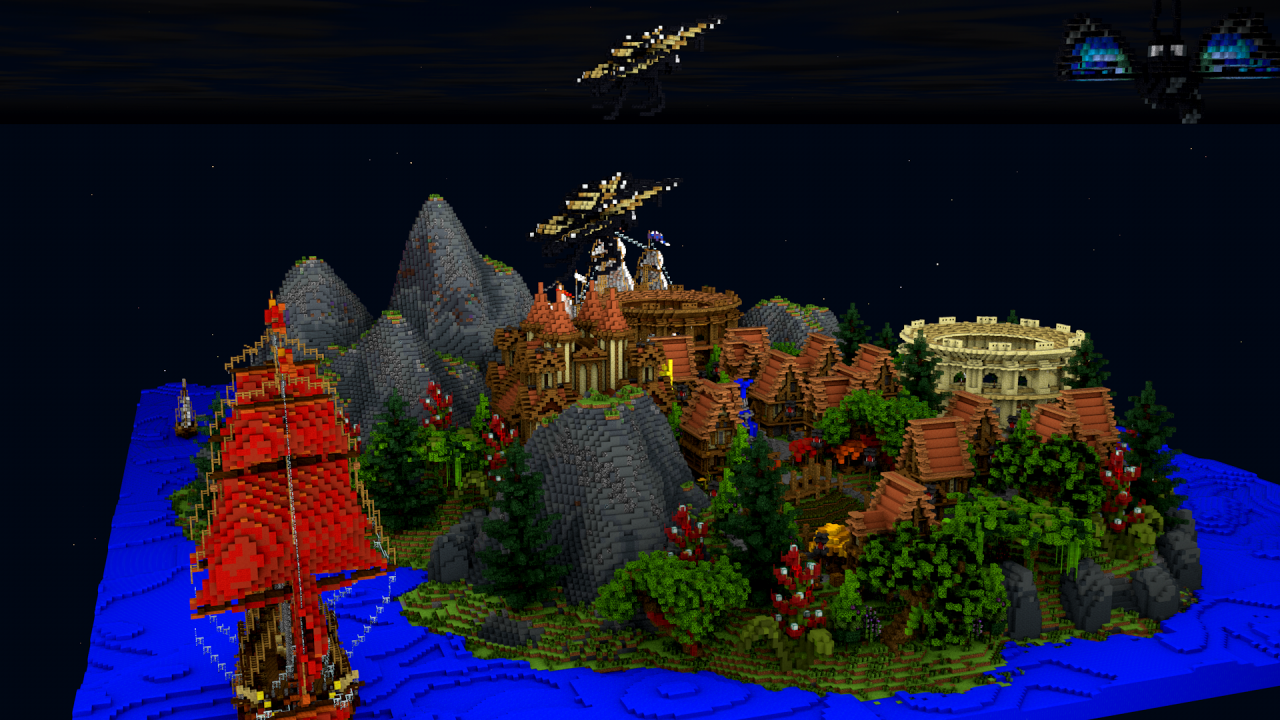 The Island of Civilization Minecraft Map