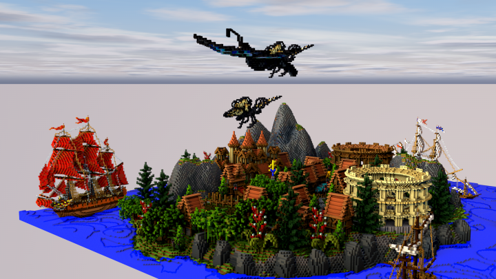 The Island of Civilization Minecraft Map