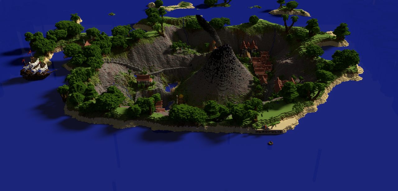 Neropolis - a watery themed minecraft map Minecraft Map