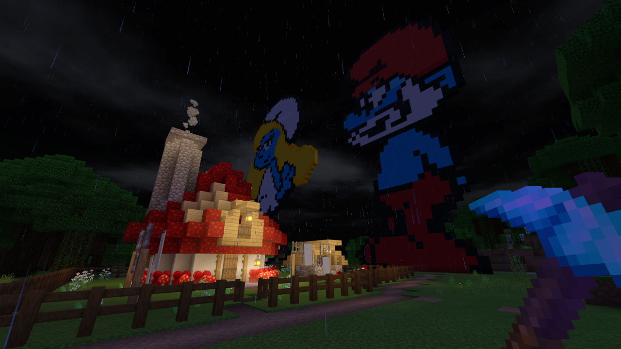 Smurf Village Minecraft Map