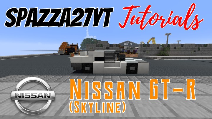 Nissan skyline GT-R Minecraft Project