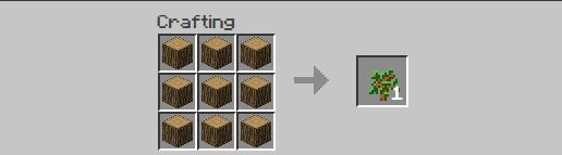 Sapling Craft / Wood Refinery Minecraft Data Pack