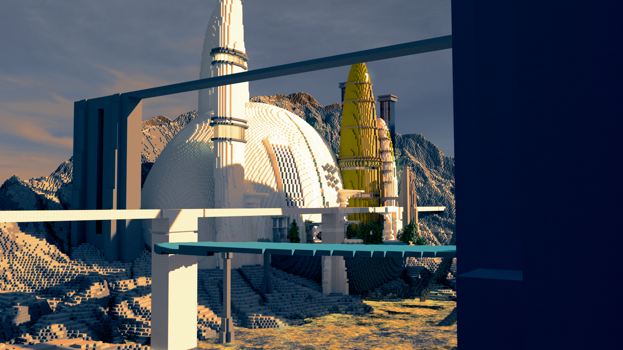 Undiscovered Civilizations Organic Sci-Fi Minecraft Map