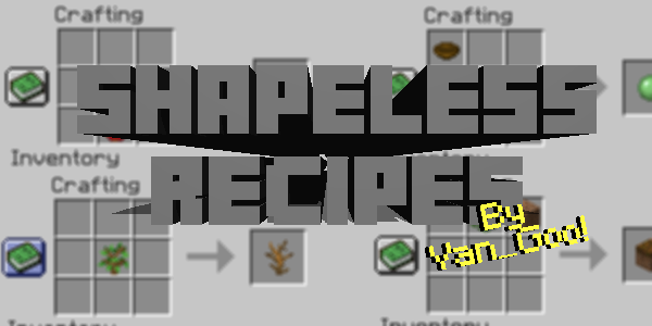 Shapeless Recipes Minecraft Data Pack