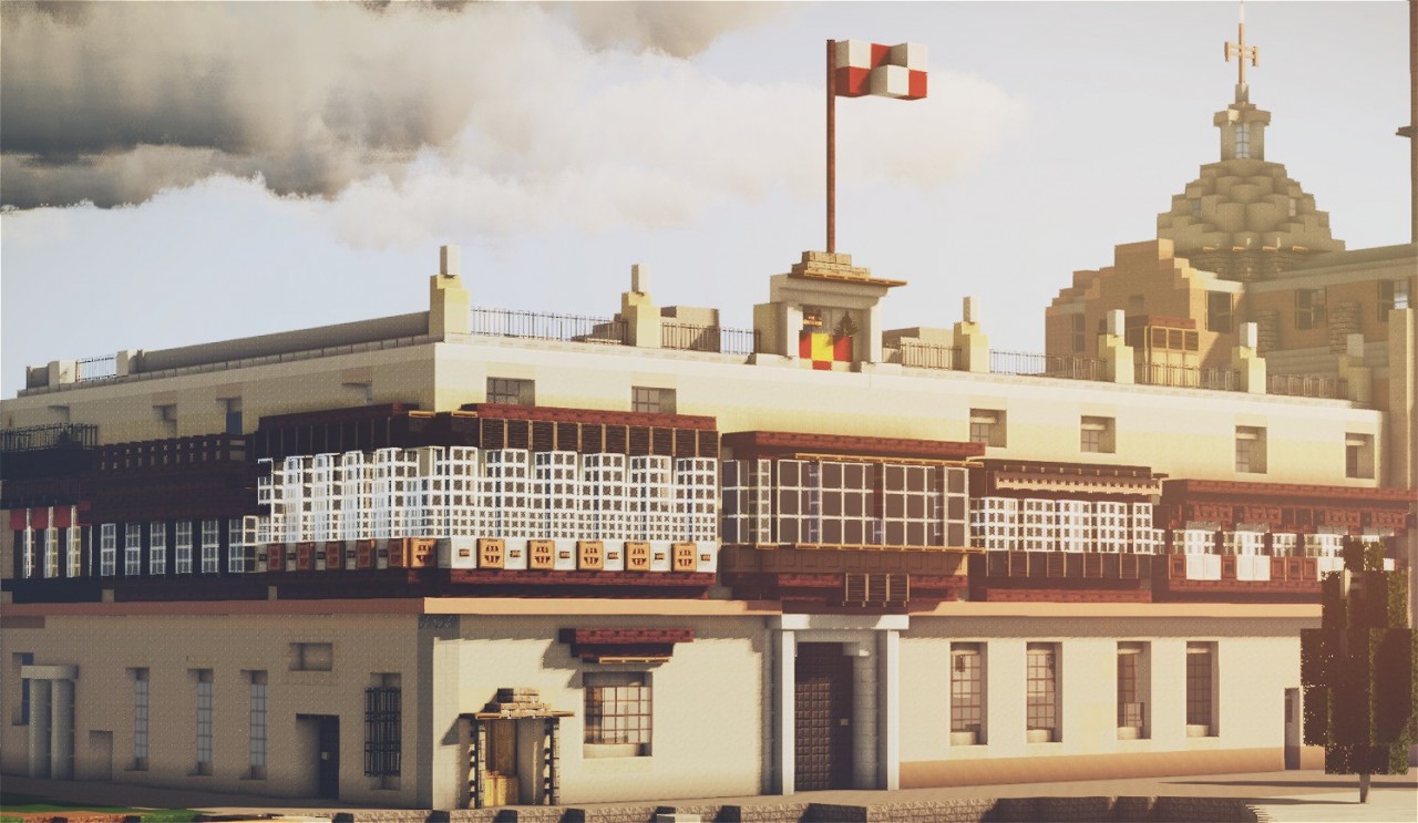 Palacio Arzobispal de Lima, Plaza Mayor, Lima, Peru Minecraft Map