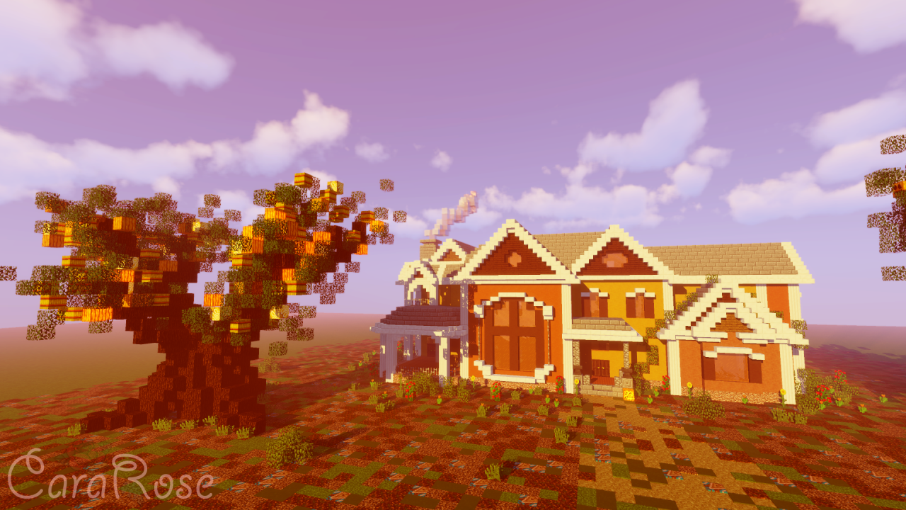 October Family House | Minecraft Timelapse Minecraft Map