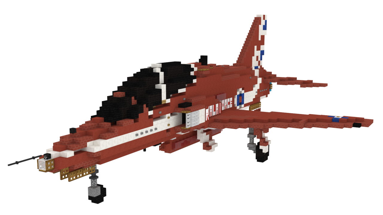 RAF Red Arrows | 5:1 Diorama Minecraft Map