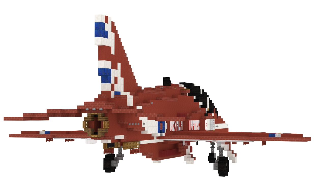 RAF Red Arrows | 5:1 Diorama Minecraft Map