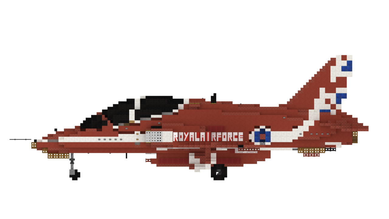 RAF Red Arrows | 5:1 Diorama Minecraft Map