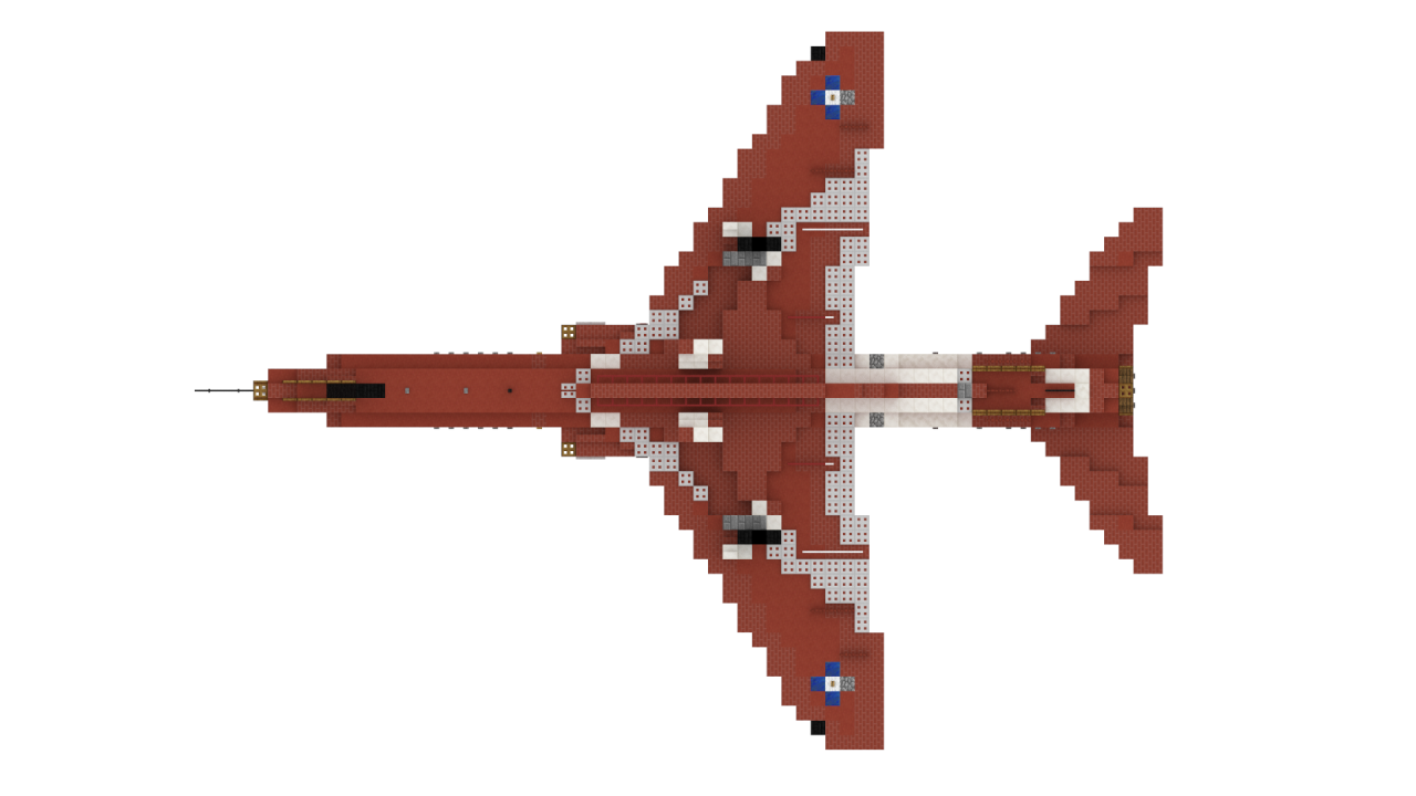 RAF Red Arrows | 5:1 Diorama Minecraft Map