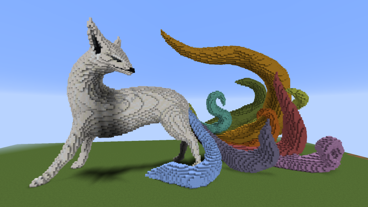 White fox Minecraft Map