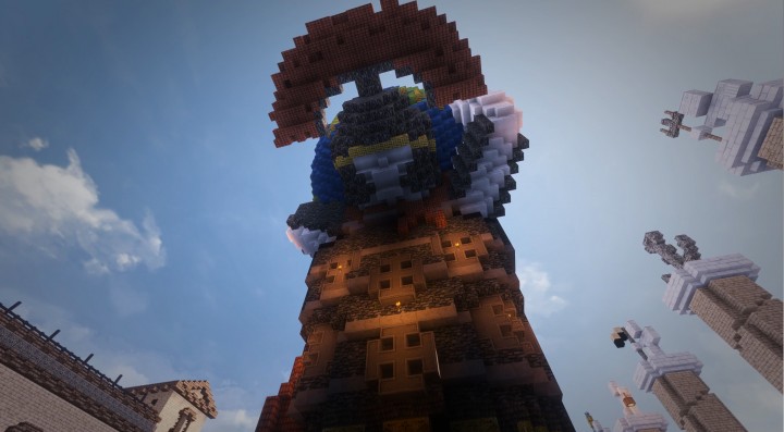 Rom huge soldier statue + Timelapse Minecraft Map