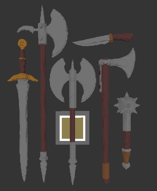 Custom Weapon decoration(Wall only) Minecraft Texture Pack