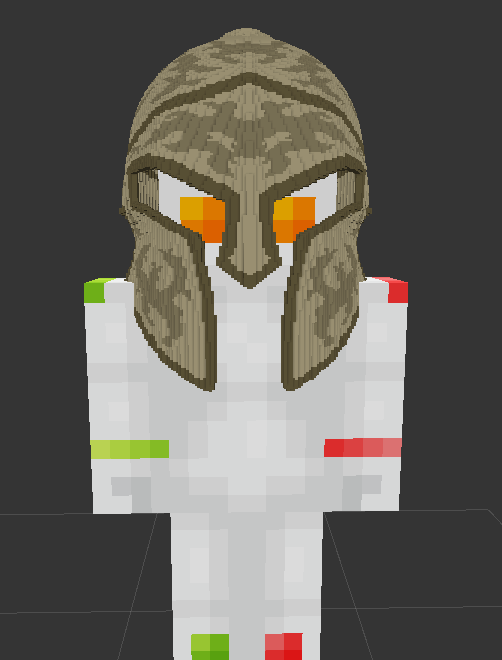 Custom 3D Greek Helmet Minecraft Texture Pack