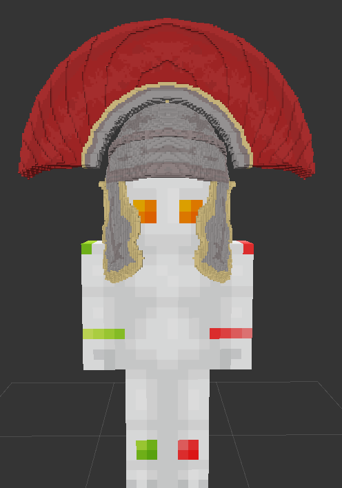Custom 3D Roman Helm Minecraft Texture Pack