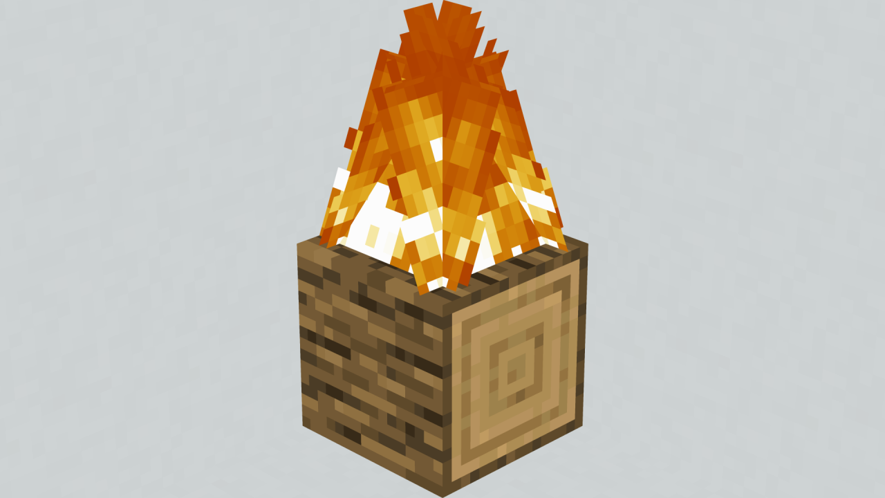 Flamier Flames (new fire model) Minecraft Texture Pack