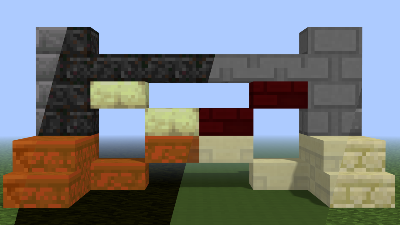Stair & Slab texture offset Minecraft Texture Pack