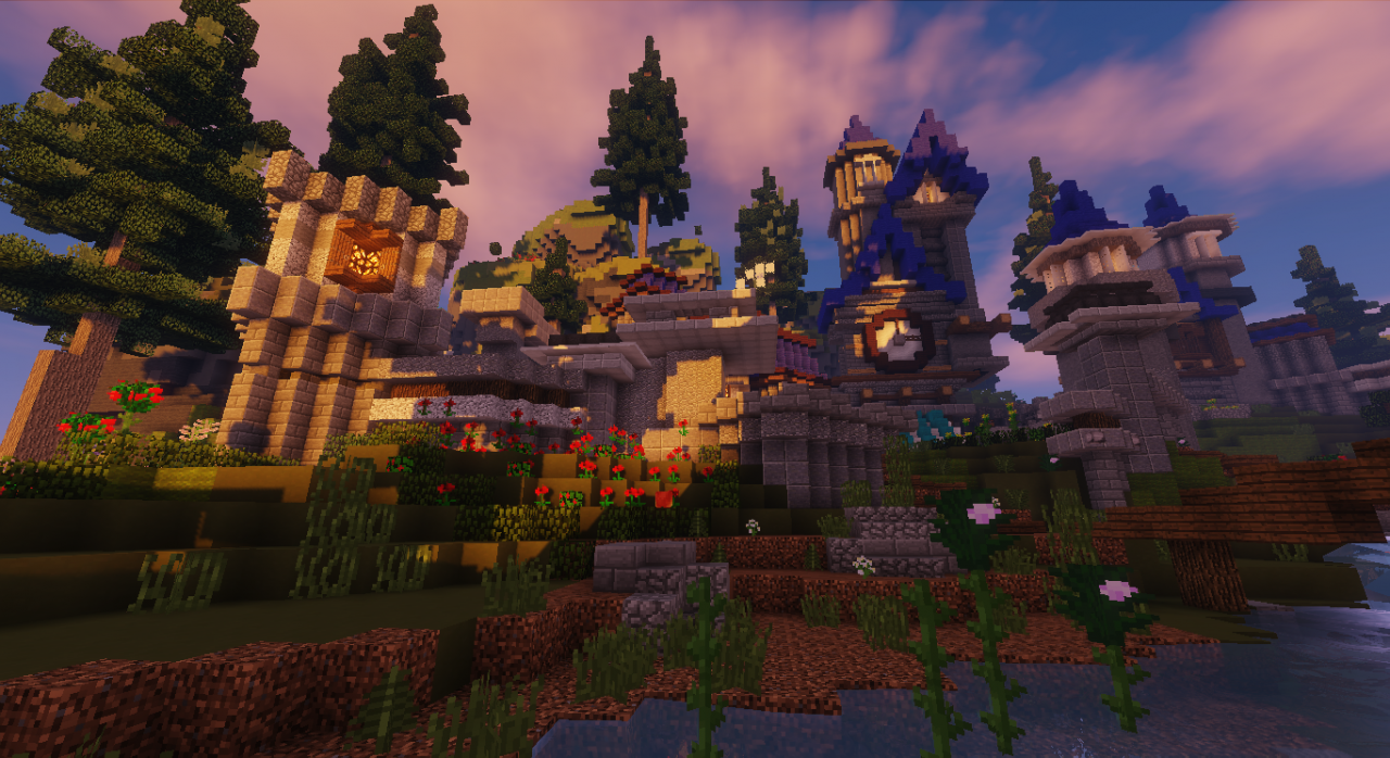 Hub - FlowerTown Minecraft Map