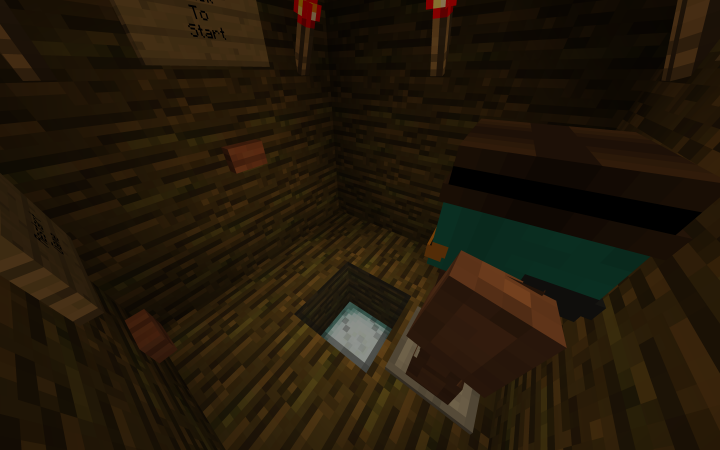 2 Player PvP Arena, Using Command Blocks Minecraft Map