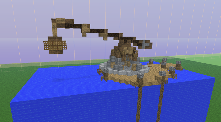 Medieval Port Crane Minecraft Map