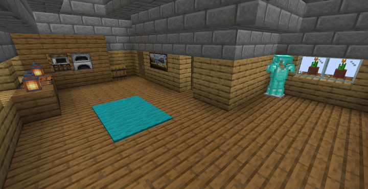 split shared house Minecraft Map