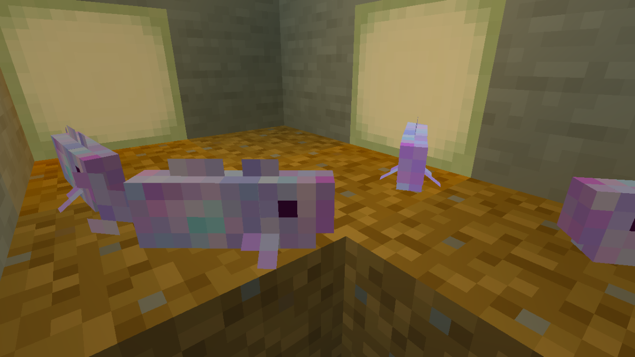 Colourful Cod Fish bedrock Minecraft Texture Pack