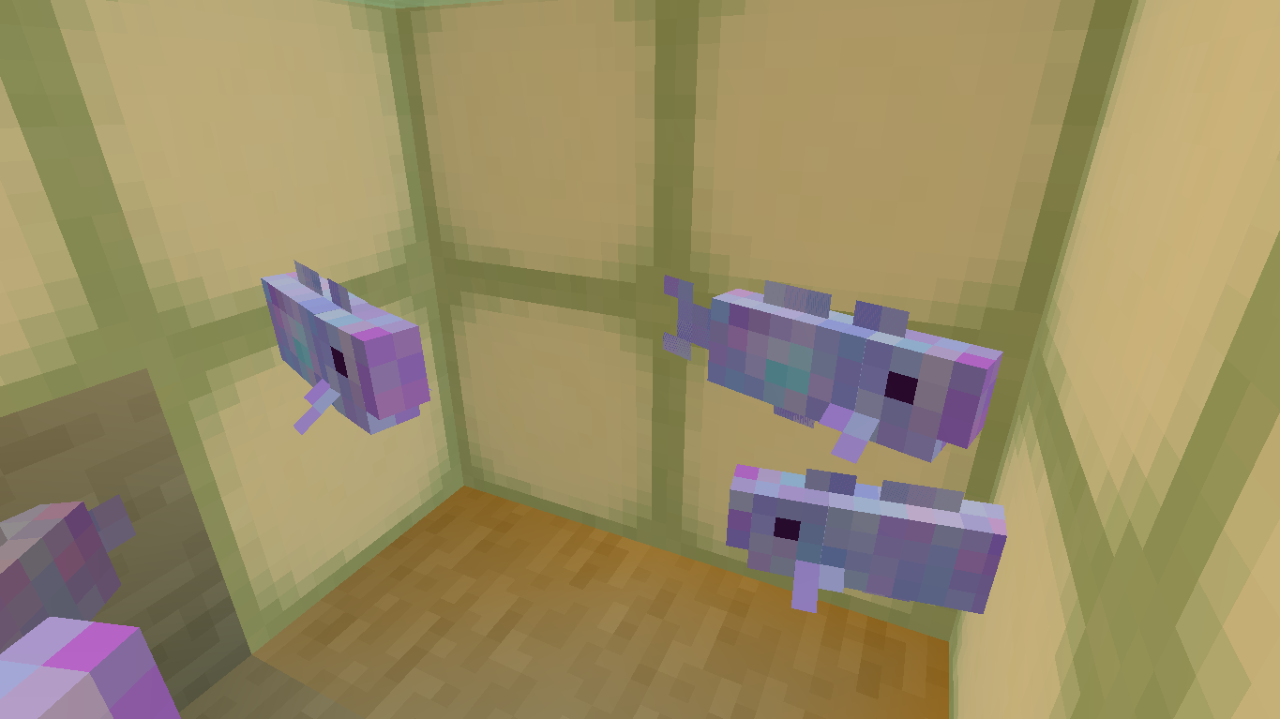 Colourful Cod Fish bedrock Minecraft Texture Pack