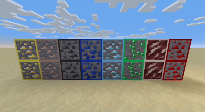 Ore_Outlines Minecraft Texture Pack