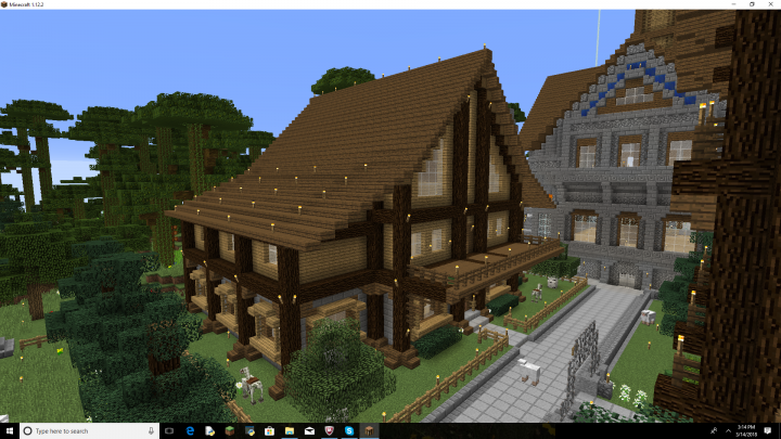 Random Easy to build Houses Minecraft Map