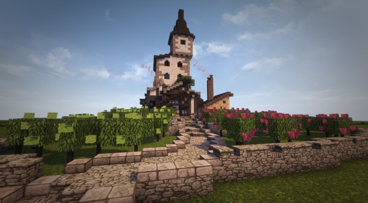 medieval Vineyard / Vine farm Minecraft Map