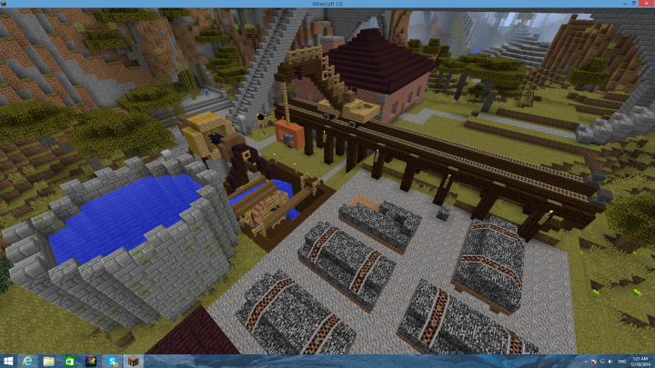 Random builds: Minecraft Map