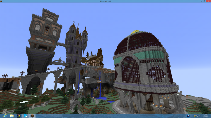 Random builds: Minecraft Map