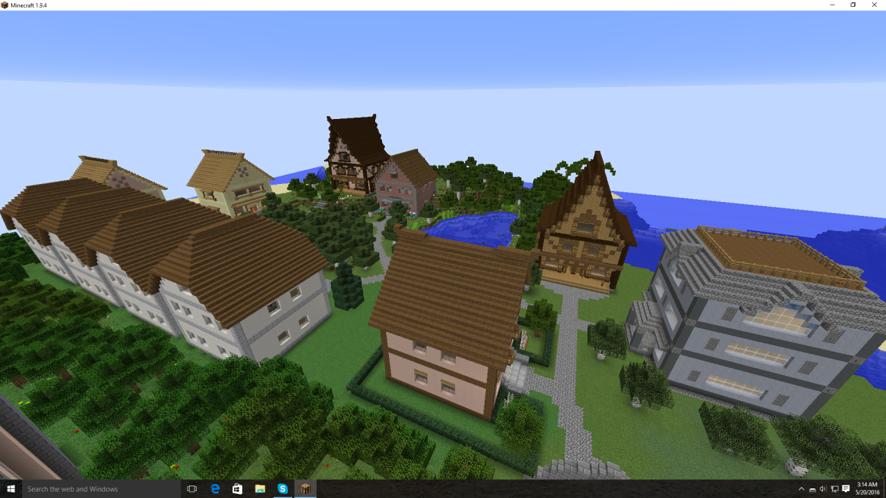 Random Easy to build Houses Minecraft Map