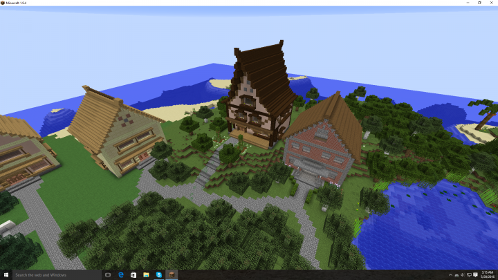 Random Easy to build Houses Minecraft Map
