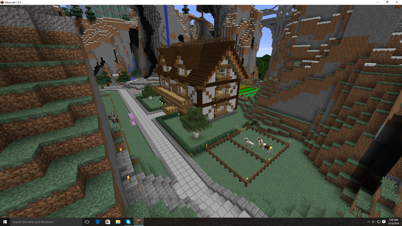 Random Easy to build Houses Minecraft Map