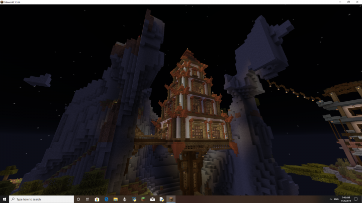 Oriental style building & Interior Minecraft Map