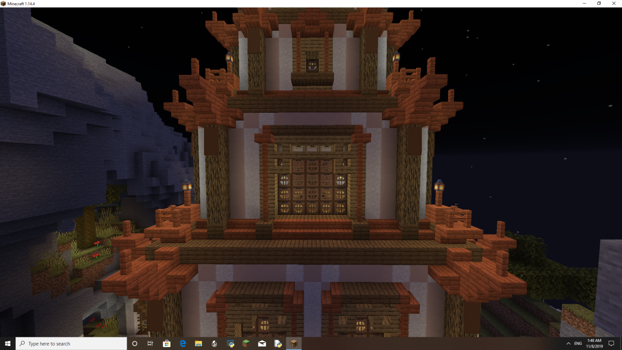 Oriental style building & Interior Minecraft Map