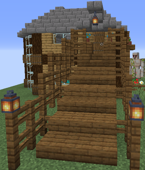 split shared house Minecraft Map