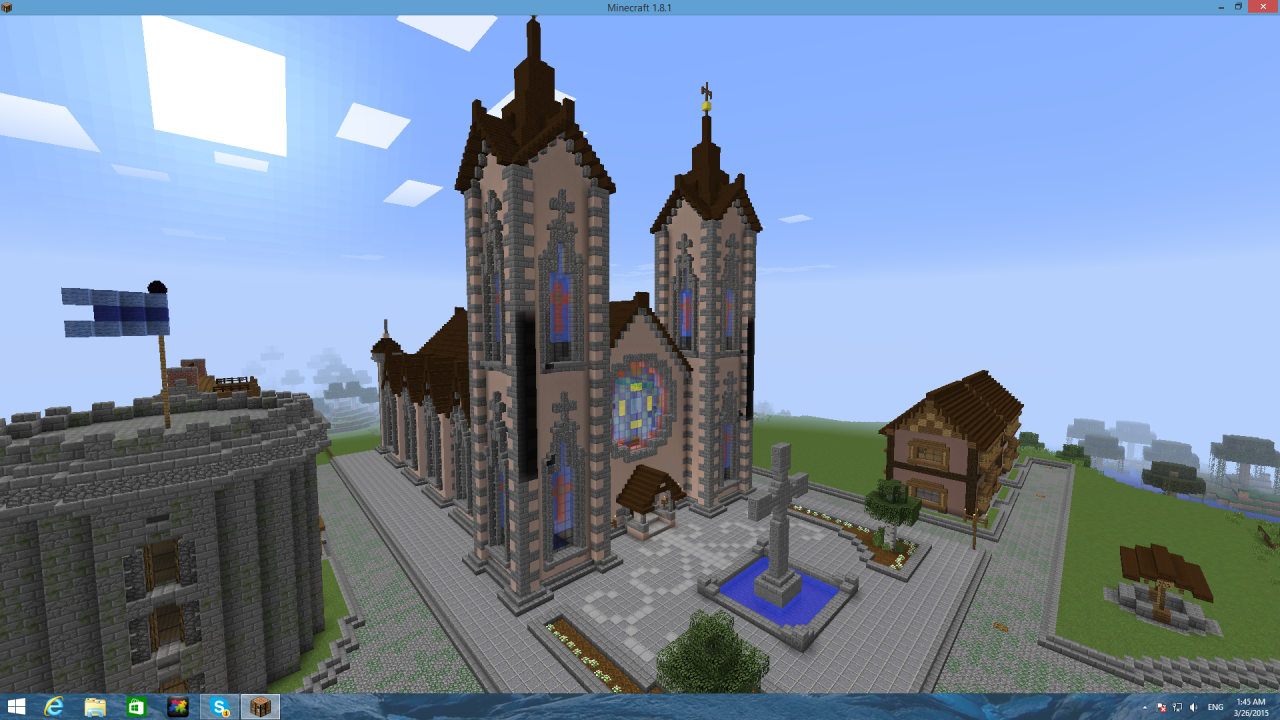 Simple Church Designs Minecraft Map