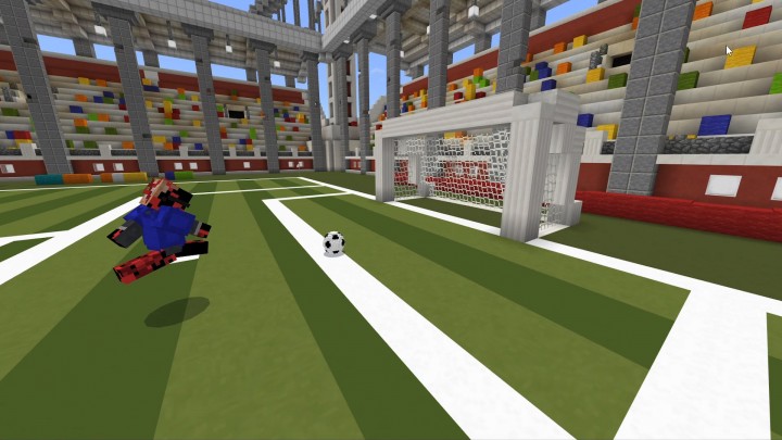Soccer in Minecraft Minecraft Map