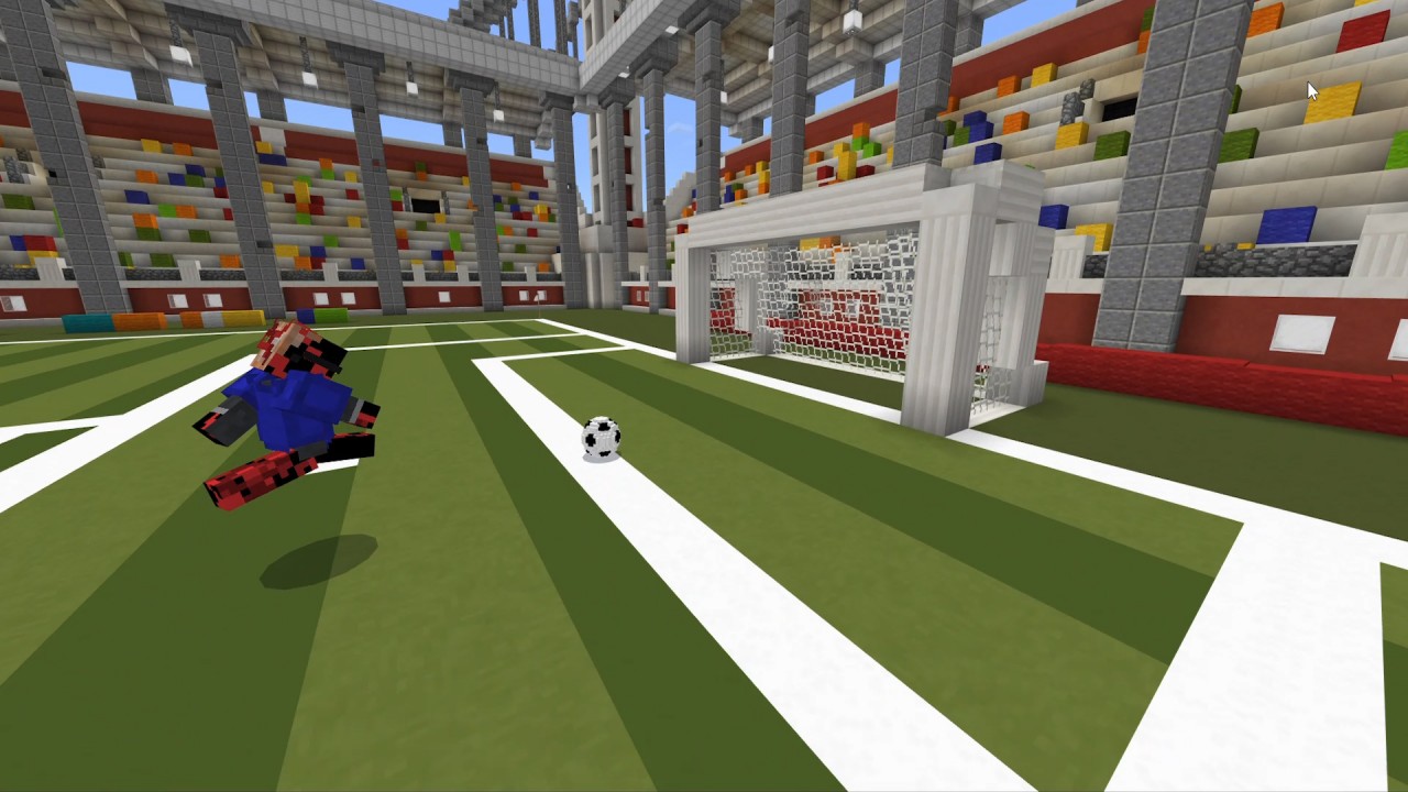Soccer in Minecraft Minecraft Map