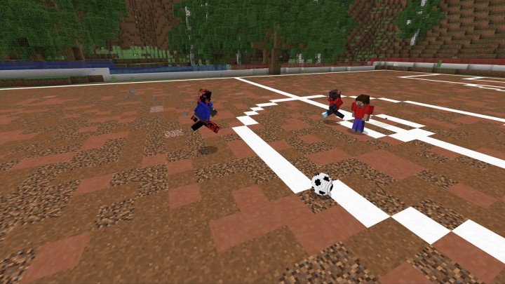 Soccer in Minecraft Minecraft Map